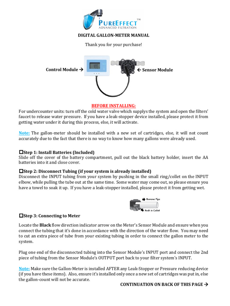 Gallon - Meter (Digital) - Rev2 | PDF | Manufactured Goods | Equipment