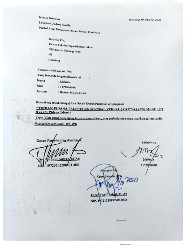 Lembar Usulan Penelitian | PDF