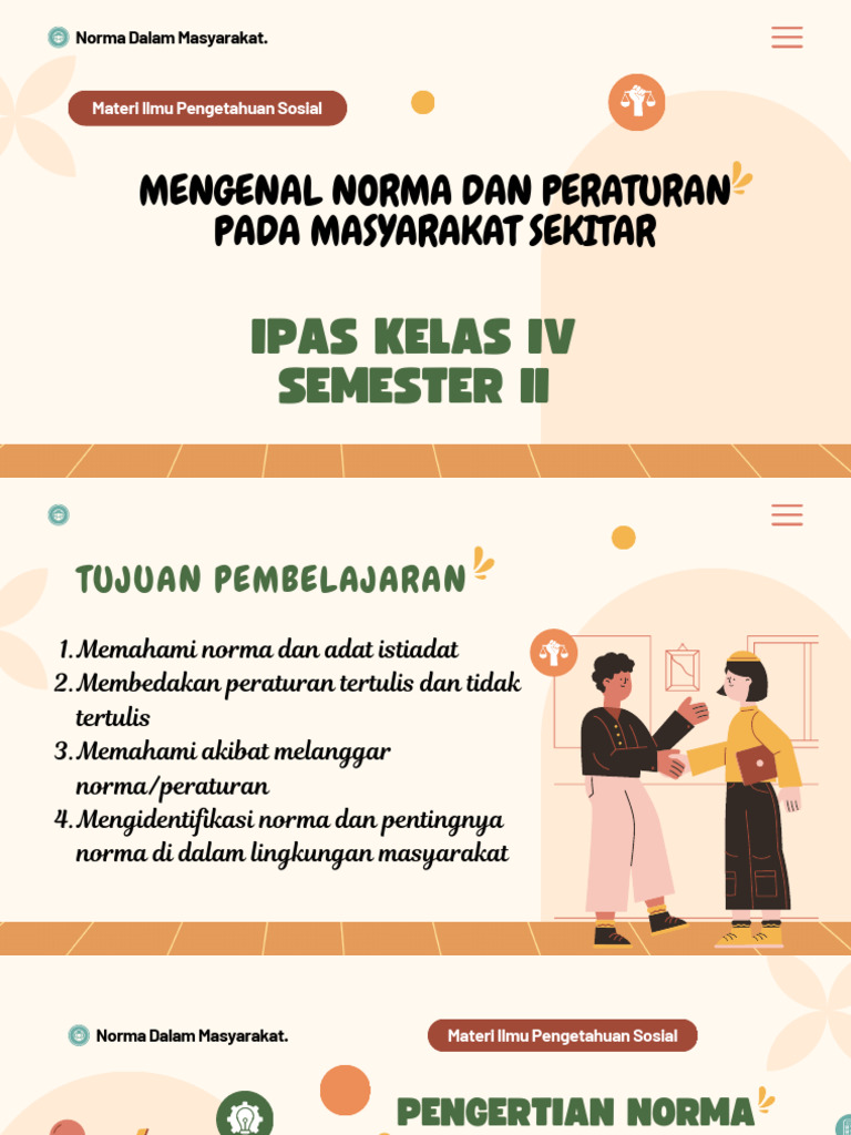 Memahami Norma dan Peraturan Masyarakat | PDF