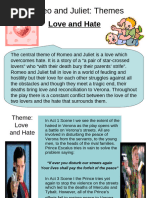 Romeo's Evolving Love: Rosaline to Juliet | PDF | Love