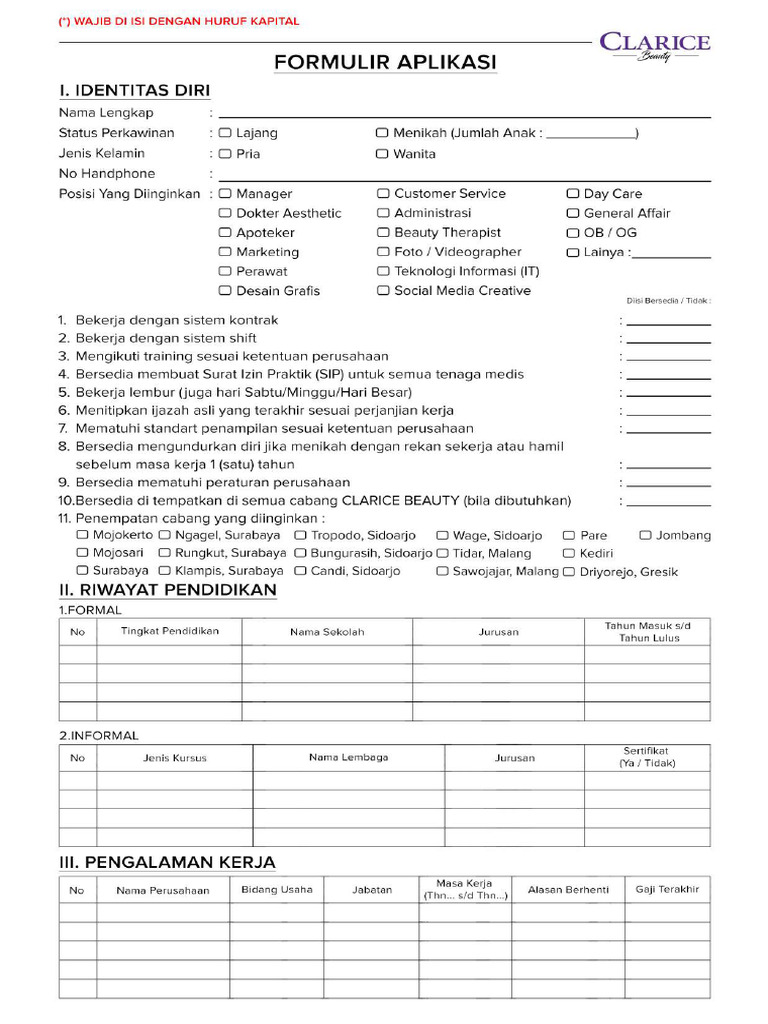 Form Interview 2024 New | PDF