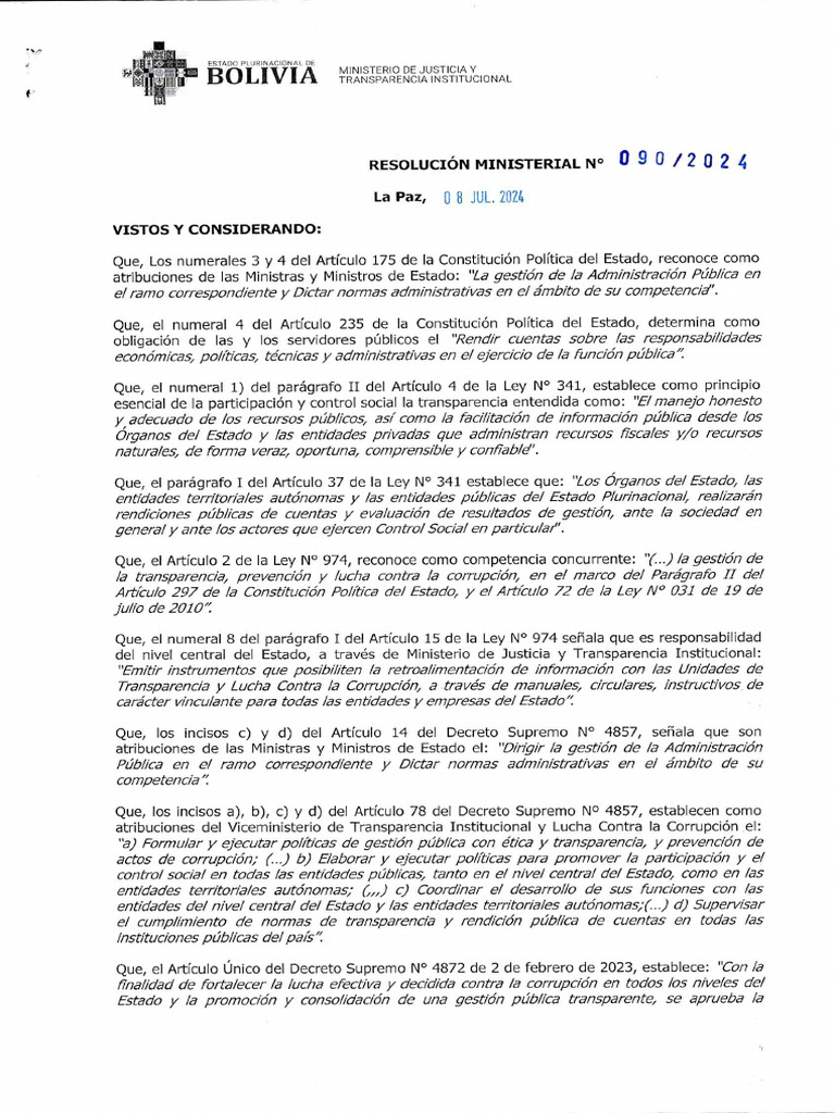 R.M. 090-2024 Reglamento y Manual Metodológico RPC (S2+) | PDF