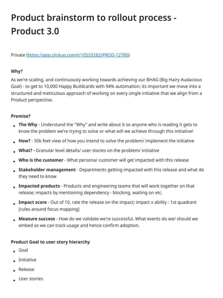 Product Brainstorm To Rollout Process - Product 3.0-2025060918293150 ...