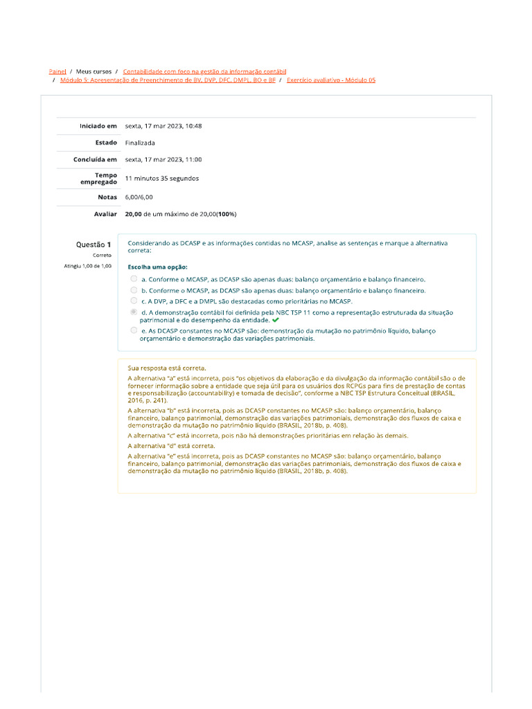 Contabilidade - M5 | PDF