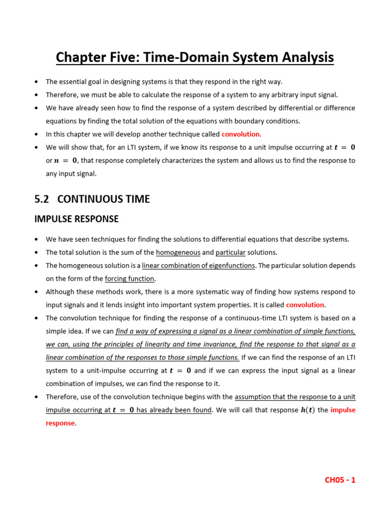 Chapter 05 2 | PDF | Convolution | Signal Processing