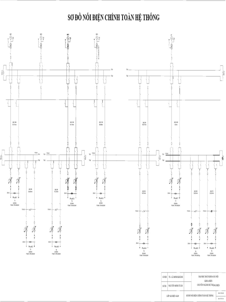 Sơ Đồ Nối Điện Chính | PDF