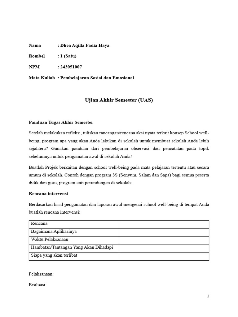 Dhea Aqilla Fadia Haya - UAS - PSE - Telusur Jejak | PDF