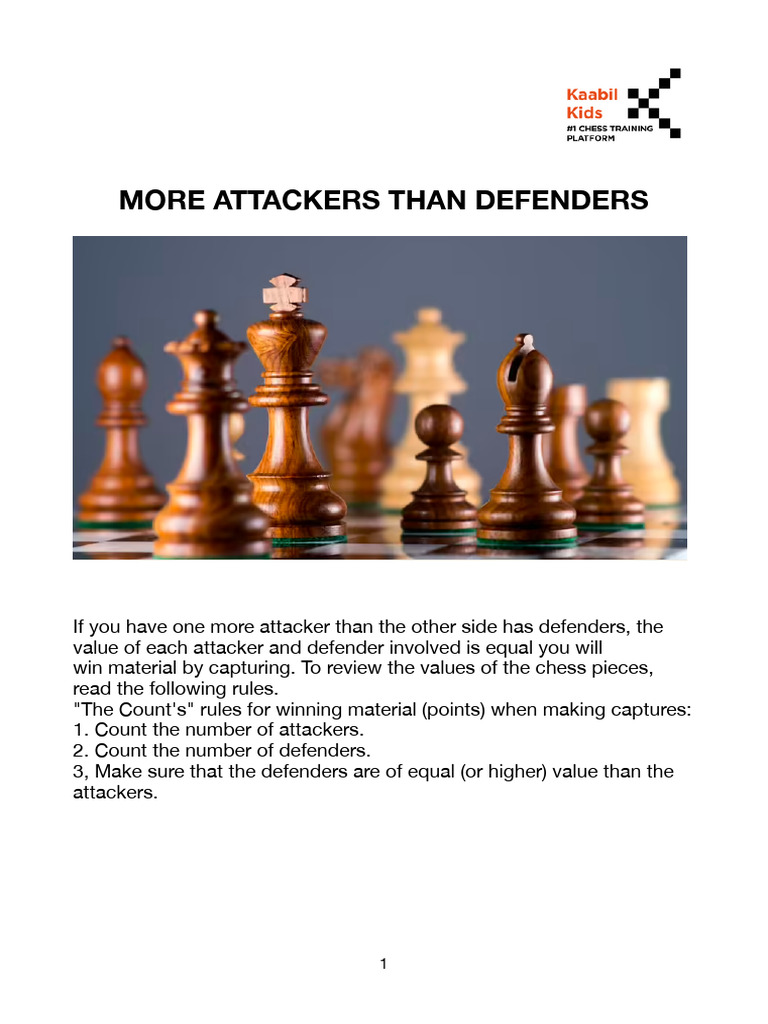 Winning Material: Attackers vs Defenders | PDF | Abstract Strategy ...