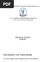 The Femur - Proximal - Distal - Shaft - TeachMeAnatomy | PDF | Knee | Hip
