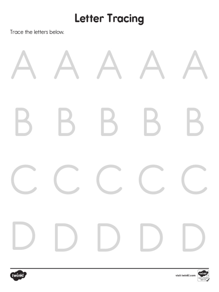 Letter and Number Tracing Guide | PDF