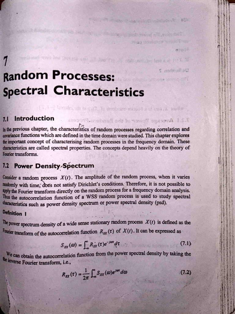 Power Spectral Density | PDF
