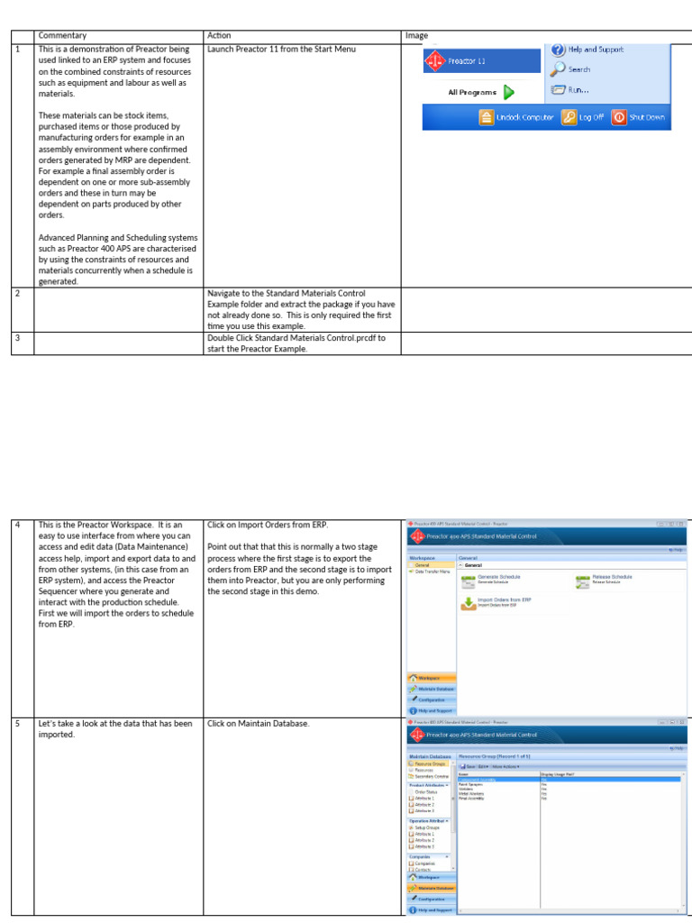 Standard Material Control Demo Script | PDF | Enterprise Resource Planning | Icon (Computing)