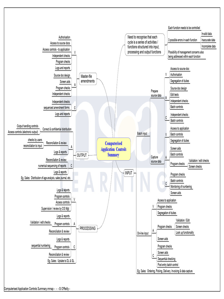 8_Computerised_Application_Controls_Summary | PDF | Computing ...