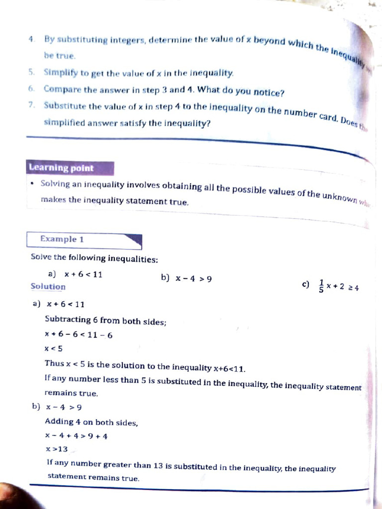 Solving Inequalities | PDF