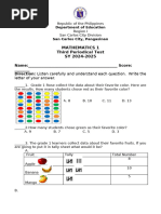 Grade 1 Data Handling: Pictographs | PDF