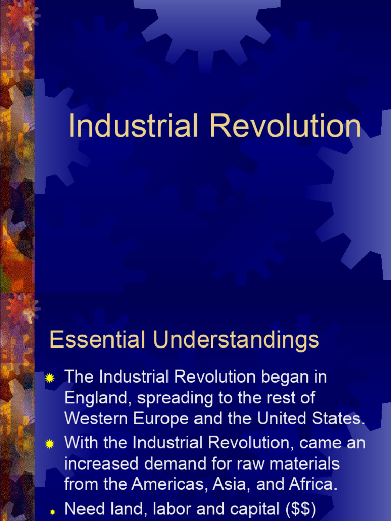 2 Industrial Revolution Reg' | PDF | Industrial Revolution | Labour ...