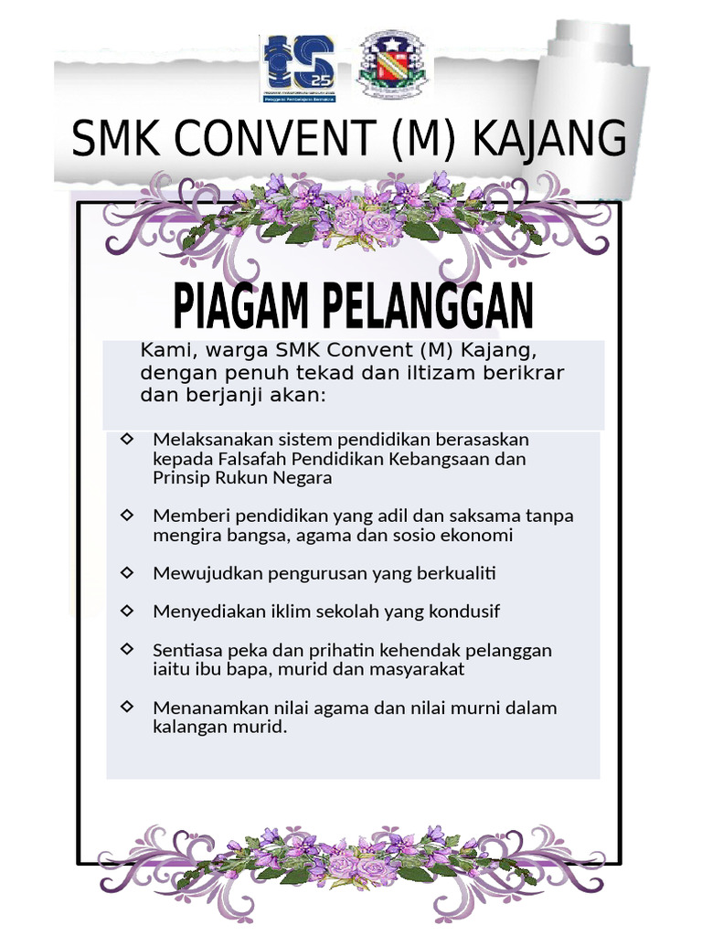 Piagam Pelanggan | PDF