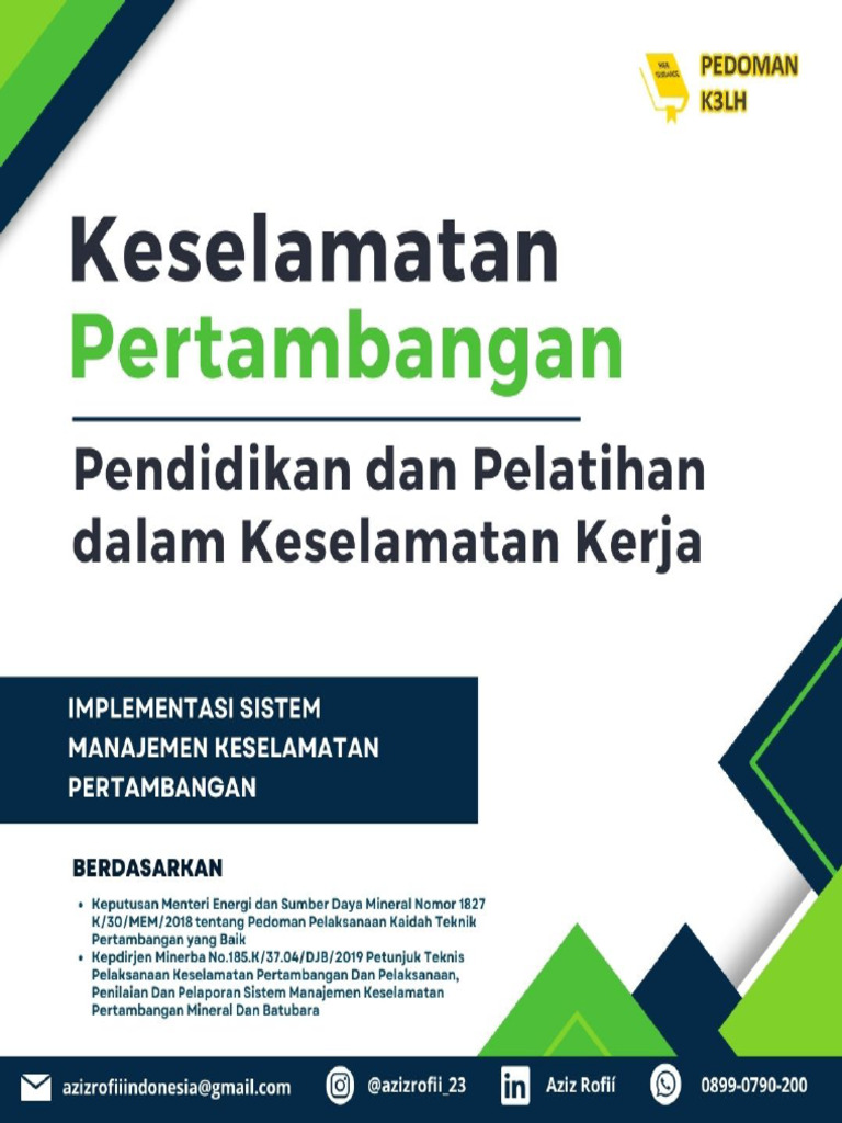 SMKP Keselamatan & KEsehatan pertamabangan 02 | PDF