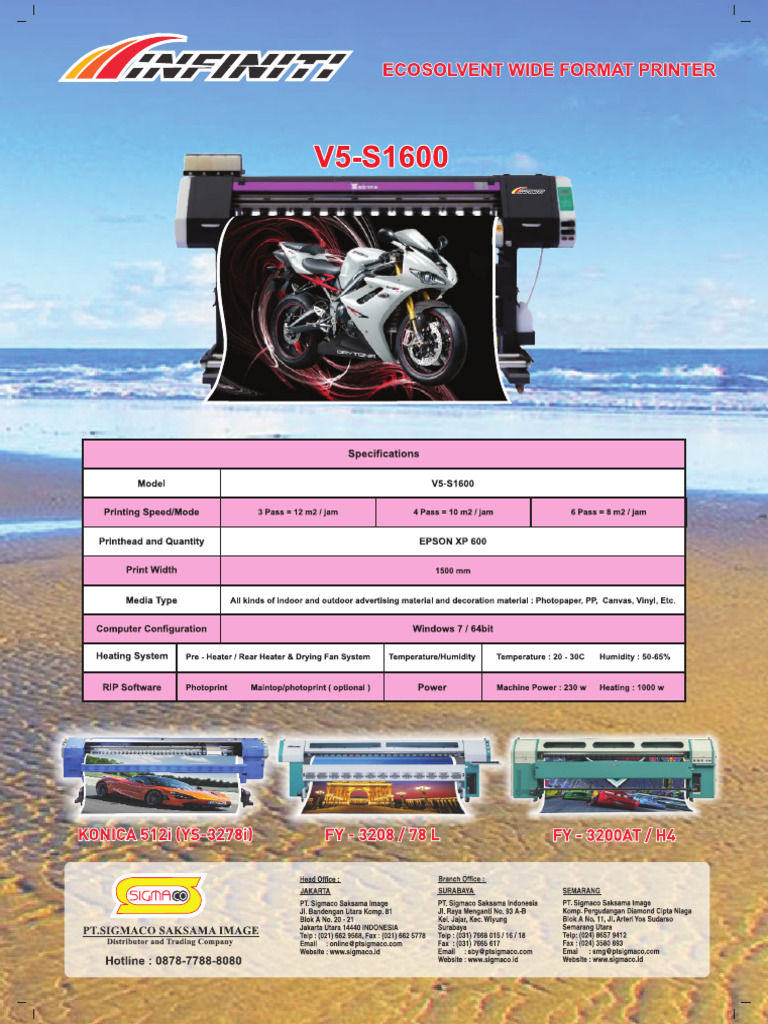 Brosur Infinity XP600 | PDF