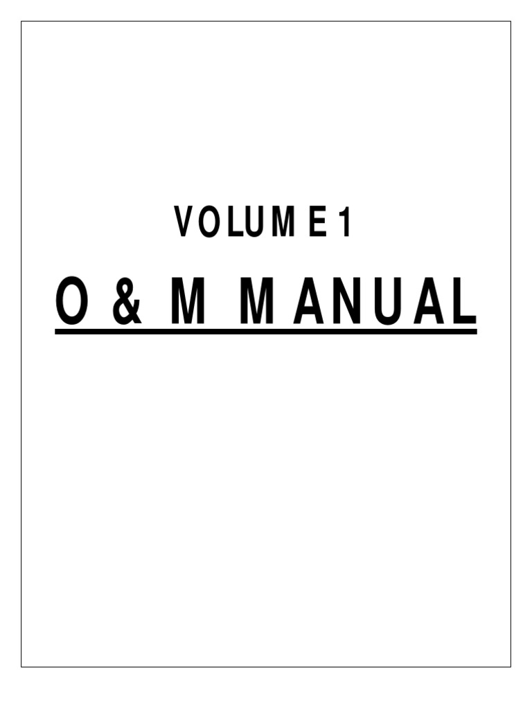 O & M Manual + As-Built PDF | PDF | Electric Power Distribution | Aluminium