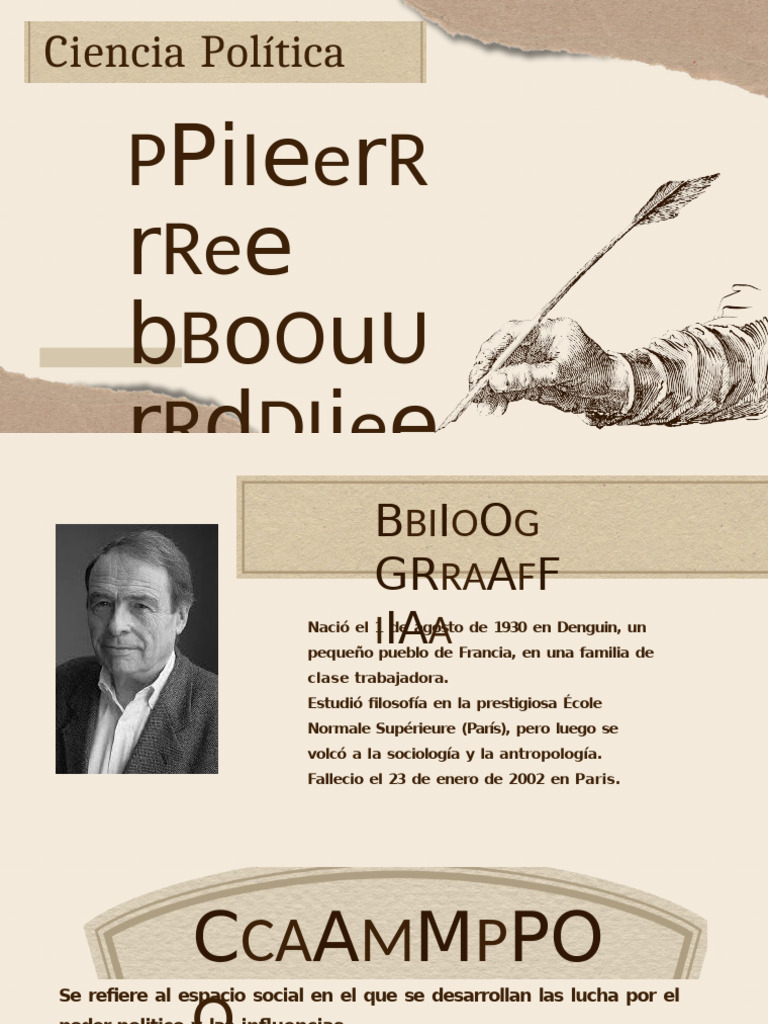 Pierre Bourdieu | PDF | Educación en artes liberales | Ciencias del ...