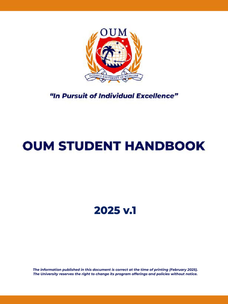 OUM Student Handbook | PDF | Intellectual Property | Harassment