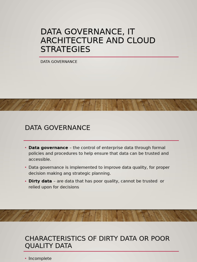 Data Governance and IT Architecture Guide | PDF | Information | Databases