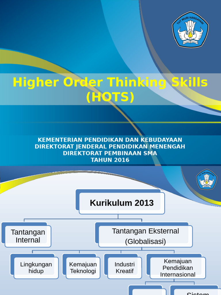 Panduan HOTS dalam Pendidikan Indonesia | PDF