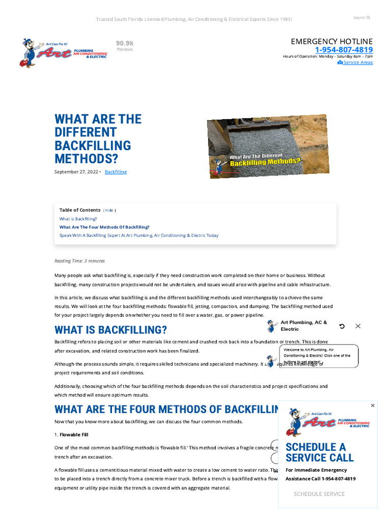 Backfilling 101 - The Four Methods You Need To Know | PDF | Concrete ...