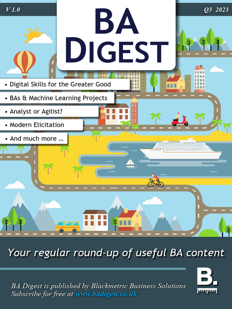 BA Digest 23 Q3 v1 | PDF | Agile Software Development | Business Analysis