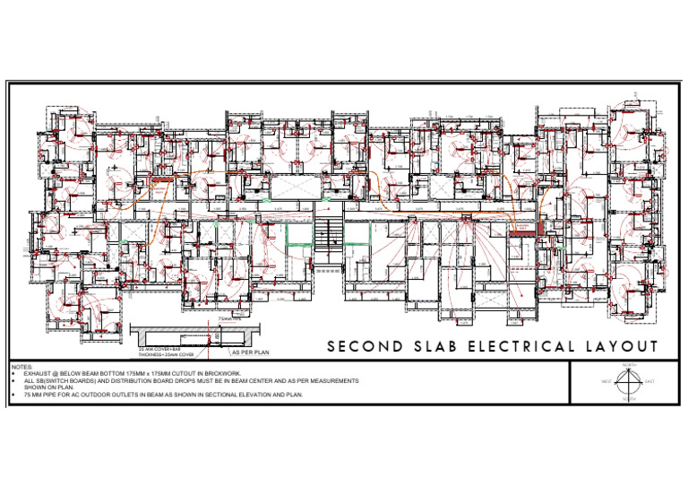 2nd Slab Electrical Layout | PDF
