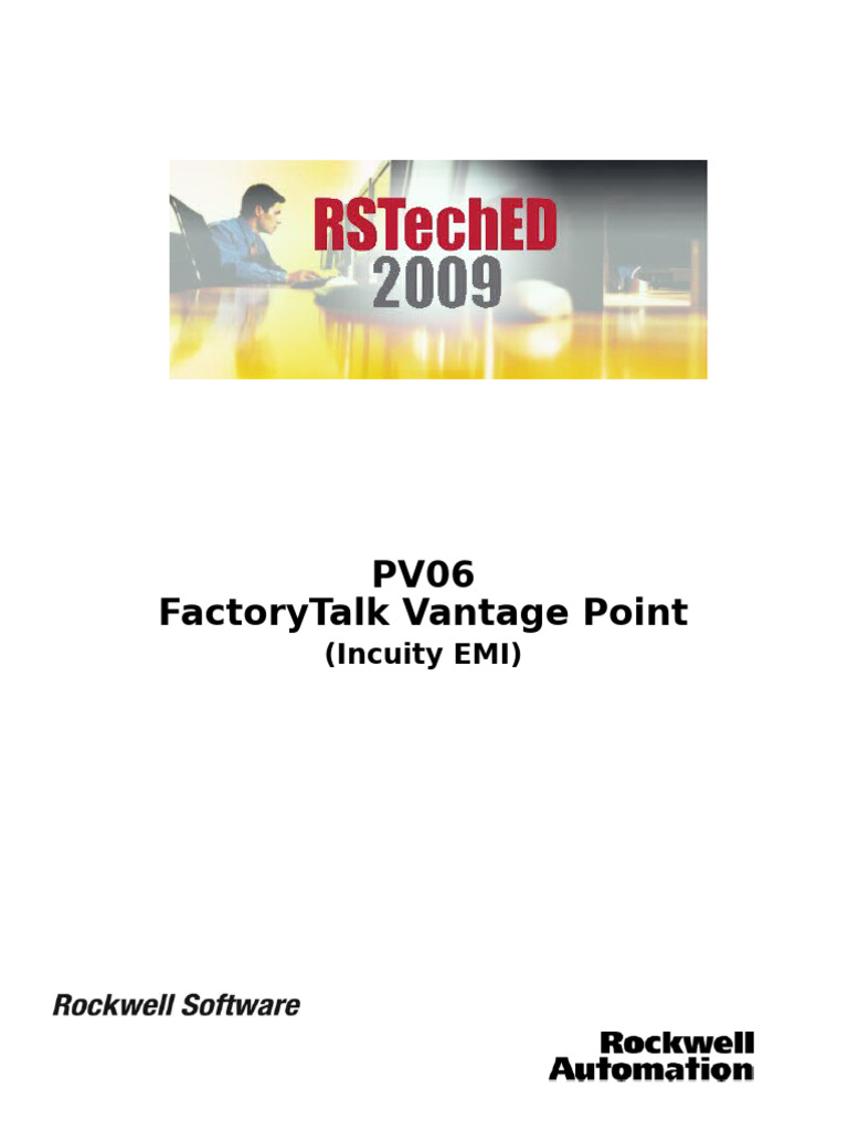 PV06 FactoryTalk VantagePoint PT Rev3 | PDF | Janela (informática) | Tempo