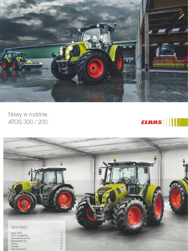 Claas Atos 300,200 | PDF