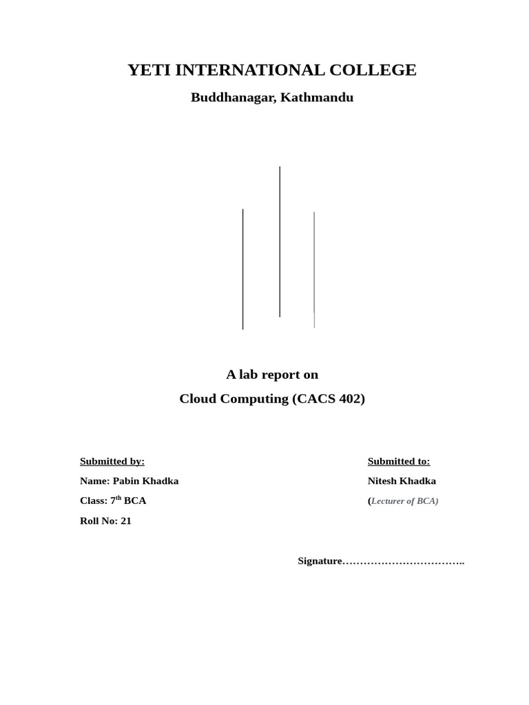 Genese AWS Cloud Services Field Visit Report | PDF | Amazon Web ...