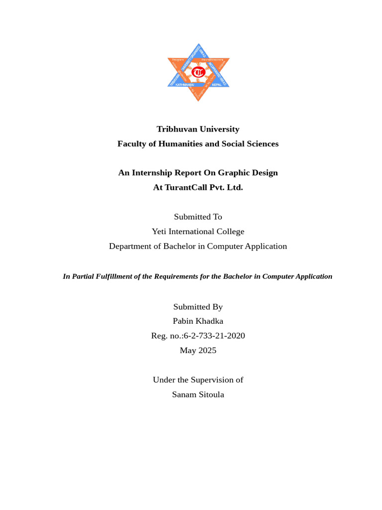 Graphic Design Internship Report | PDF | Graphic Design | Graphics