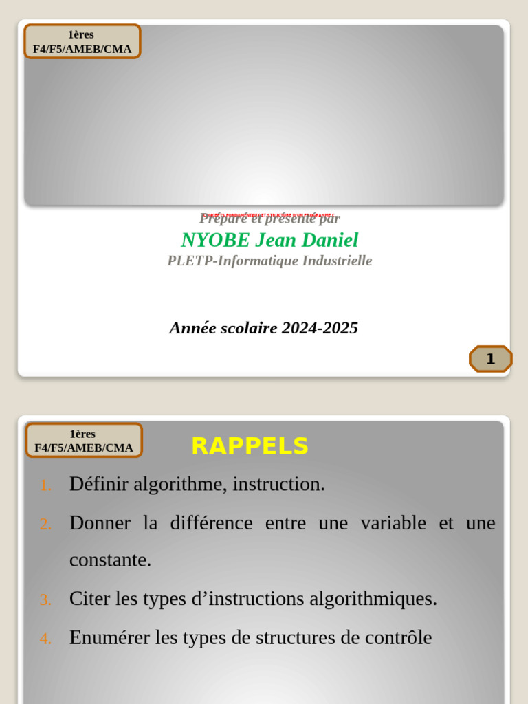 Concepts de base du langage C | PDF | Programmation informatique | Environnement de développement