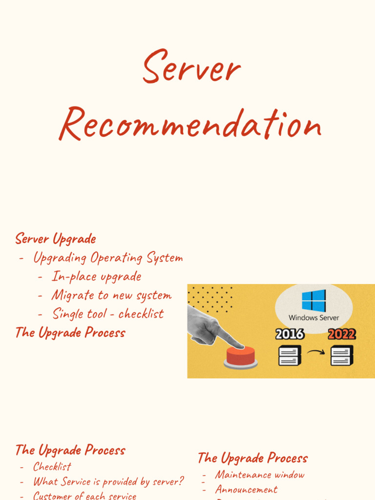Server Recommendation 5be4003a 3a9b 46fd 9141 Fb9fd62756e8 | PDF | Backup | Computing
