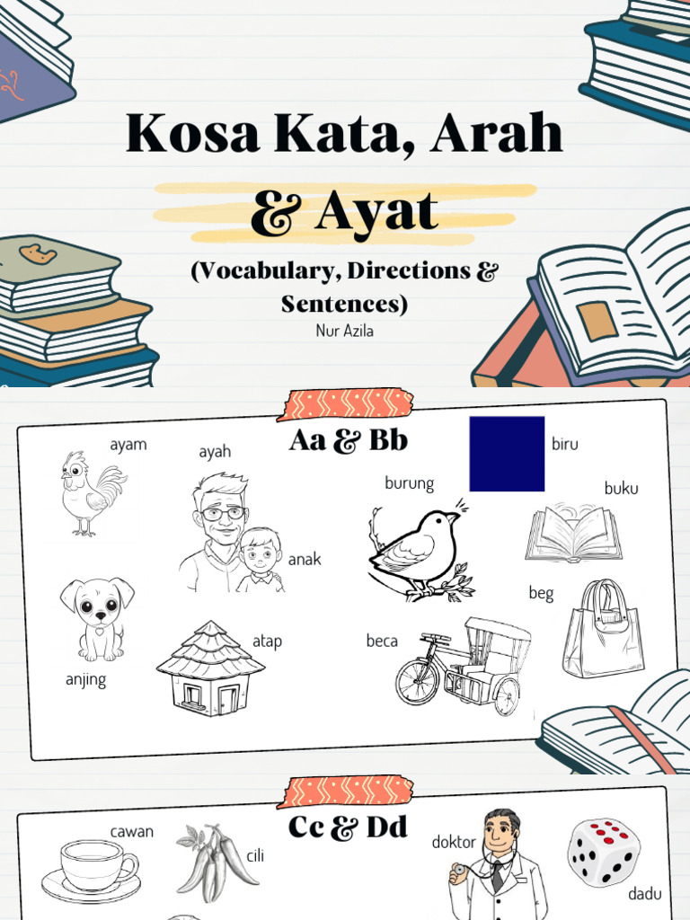 Bab 3 Kosa Kata, Arah & Ayat + | PDF