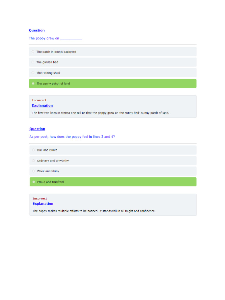 OC Eng Set 1 PS 5 Answers | PDF