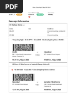 Sample IndiGo Ticket | PDF