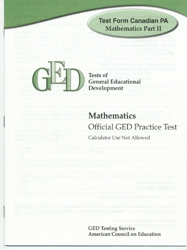 Canada Practice Pa Math Pt2 | PDF