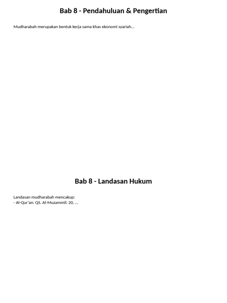 Akuntansi Syariah Bab8 9 Final Lengkap | PDF