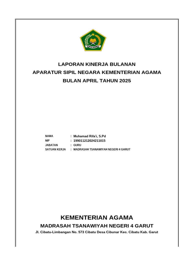 Lkb Mareti Muhamad Rifa'i | PDF