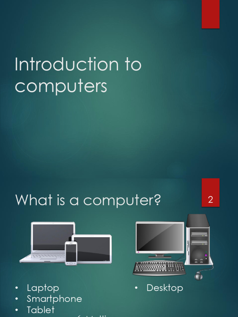 Introduction To Computers | PDF | Window (Computing) | Computer Keyboard