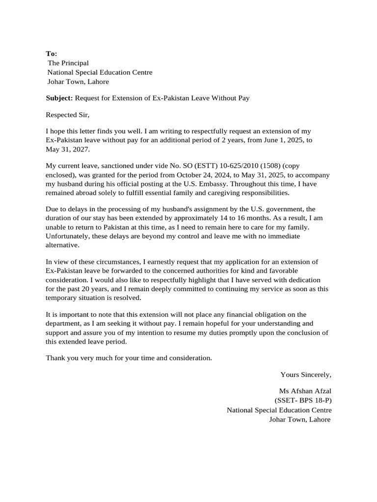 New Letter Miss Afshan-1 | PDF