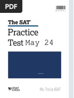 Sat Practice Test 8 Answers Digital | PDF | Verb | Comma