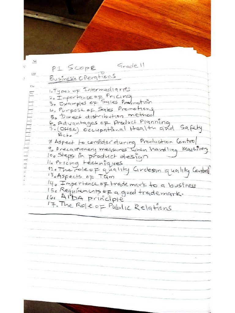 Study Scope Business | PDF