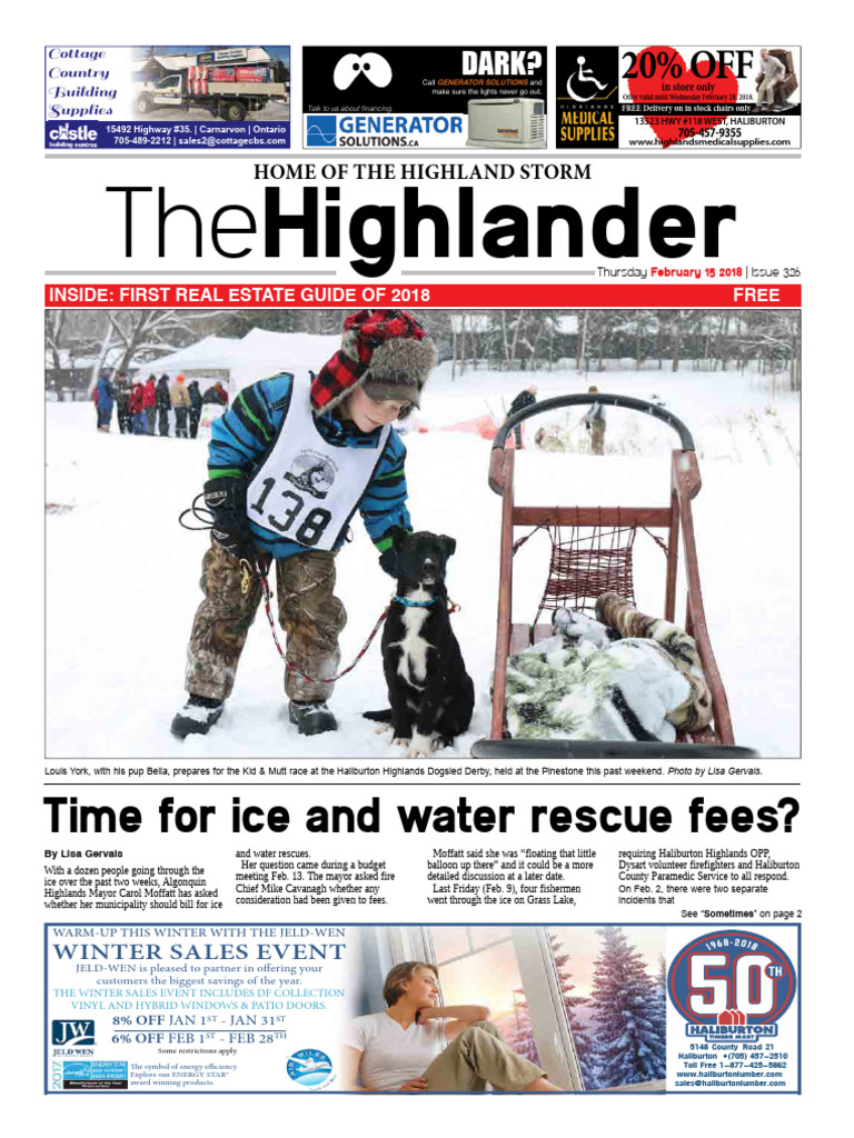 Haliburton County Newspaper - The Highlander - 2018!02!15 | PDF ...