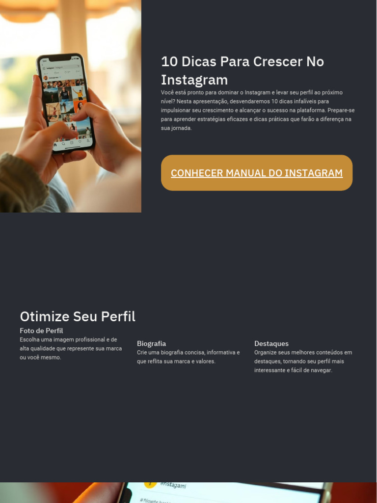 10 Dicas para Crescer no Instagram | PDF | Hashtag