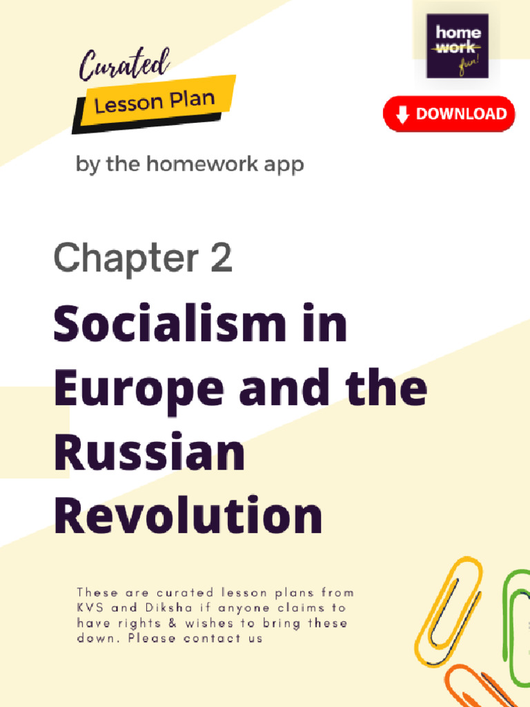 Socialism in Europe and Russian Revolution | PDF | Russian Revolution ...
